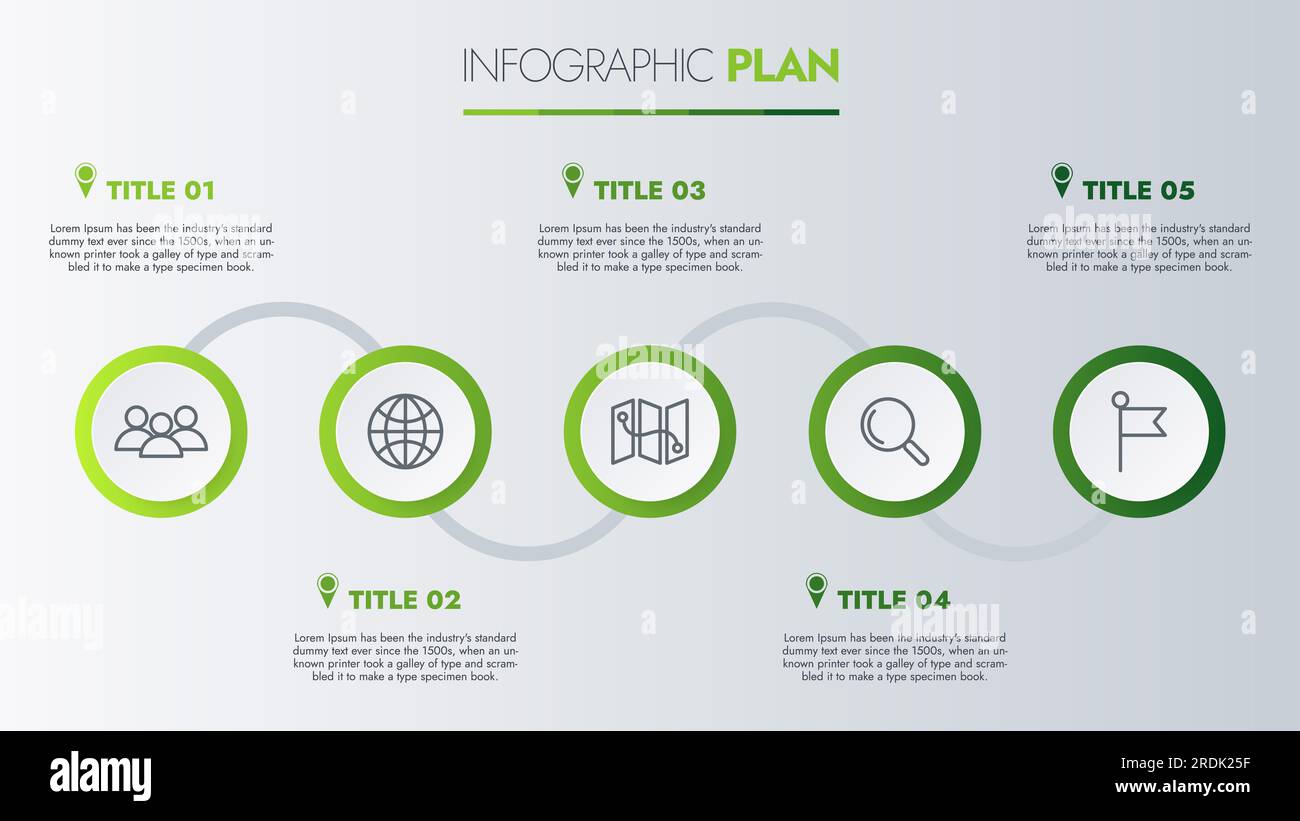 Infographic template for presentations and features data visualization ...