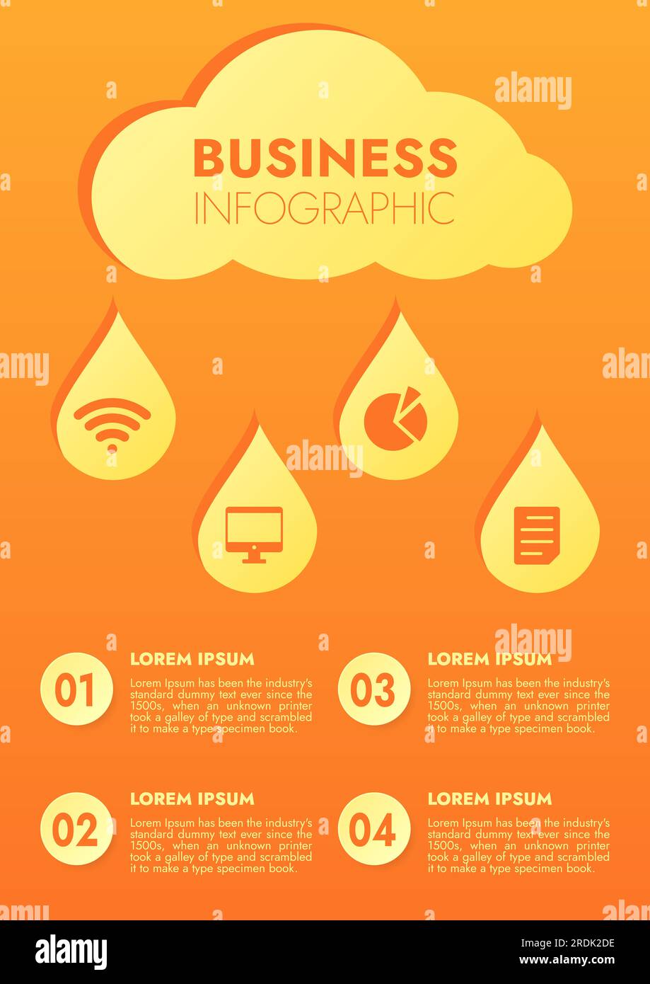 Infographic template for presentations and features data visualization ...