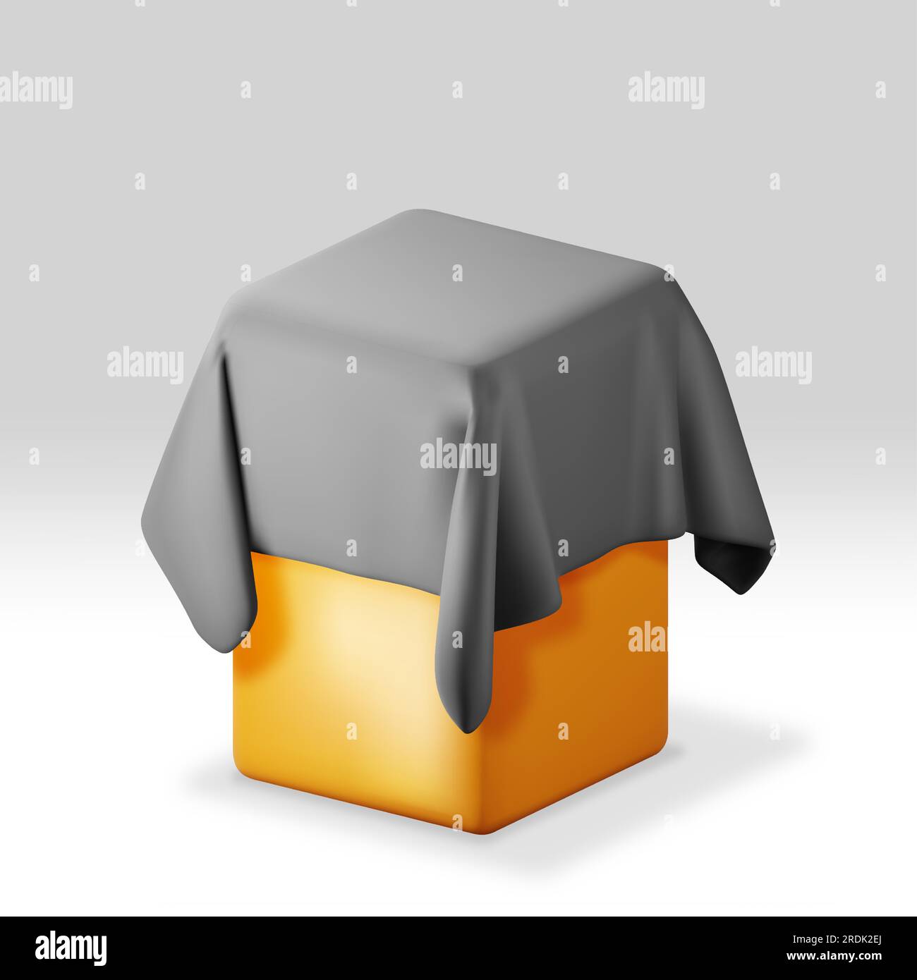 White silk cloth covered Stock Vector Images - Alamy