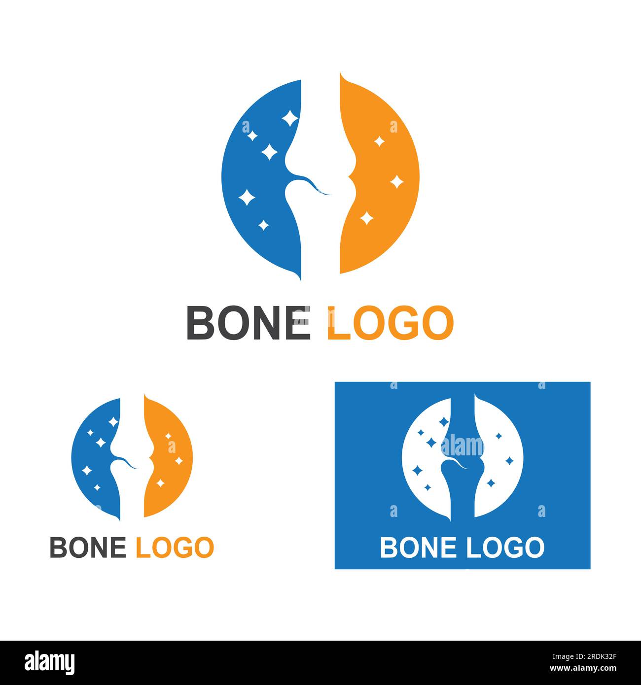Bone logo icon vector design Stock Vector Image & Art - Alamy