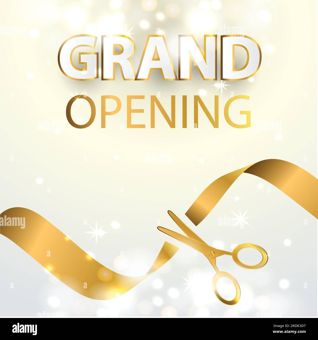 Grand opening event design background Stock Vector Image & Art - Alamy