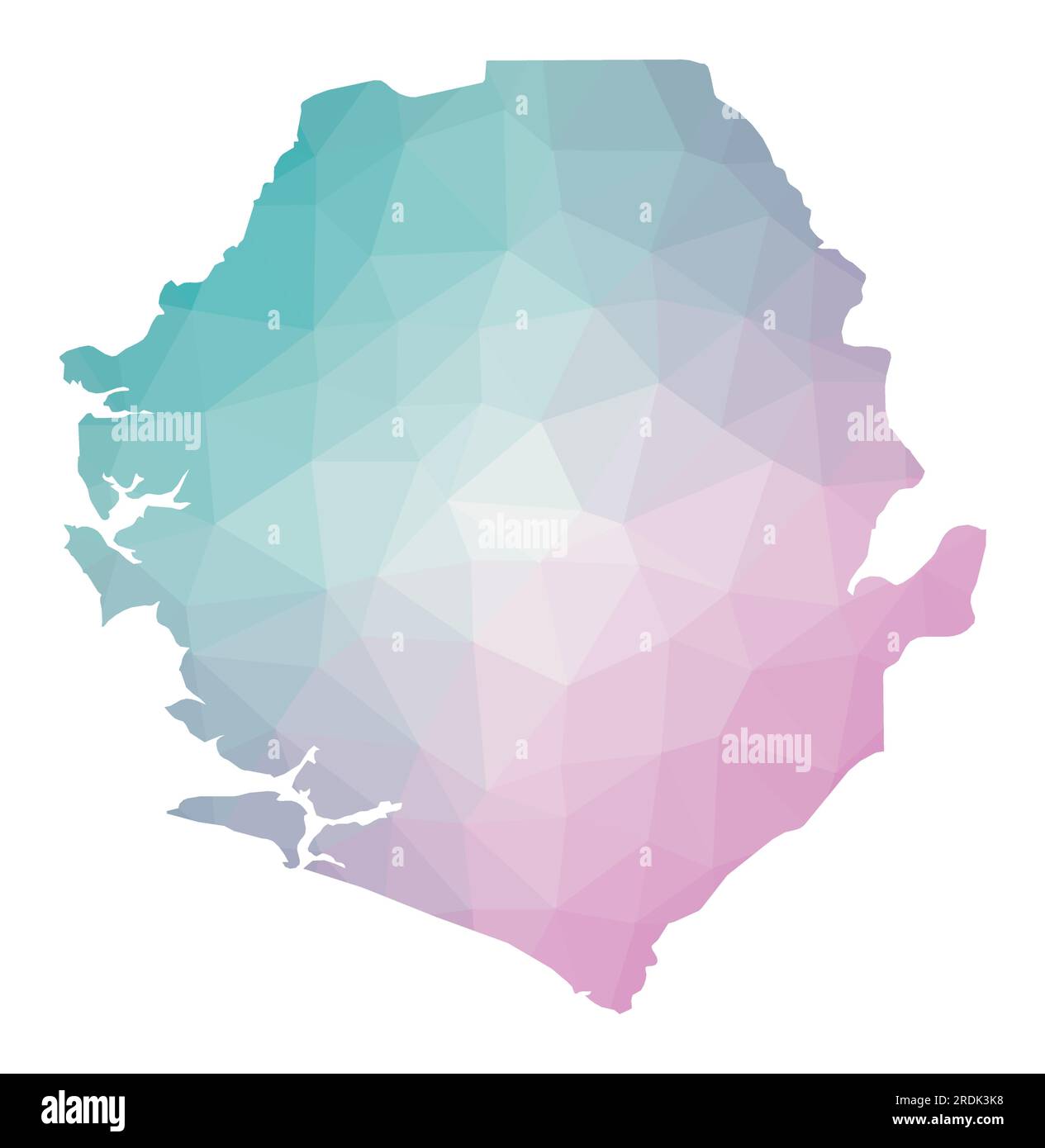 Sierra leone map in Stock Vector Images - Alamy