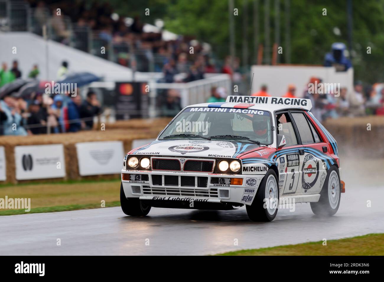 Lancia HF Intergrale WRC at the 2023 Goodwood Festival of Speed Stock ...