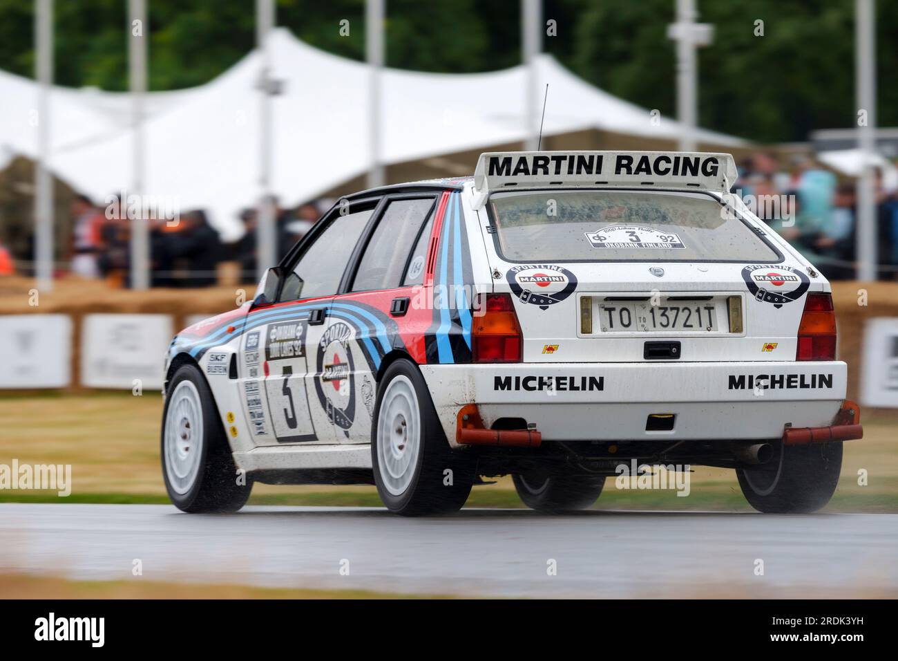 Lancia HF Intergrale WRC at the 2023 Goodwood Festival of Speed Stock ...