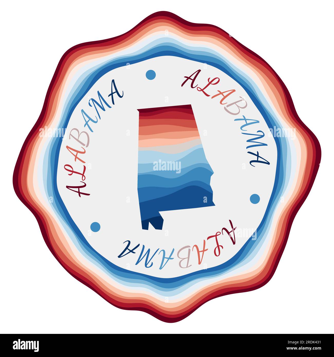 Alabama the beautiful sign Stock Vector Images - Alamy