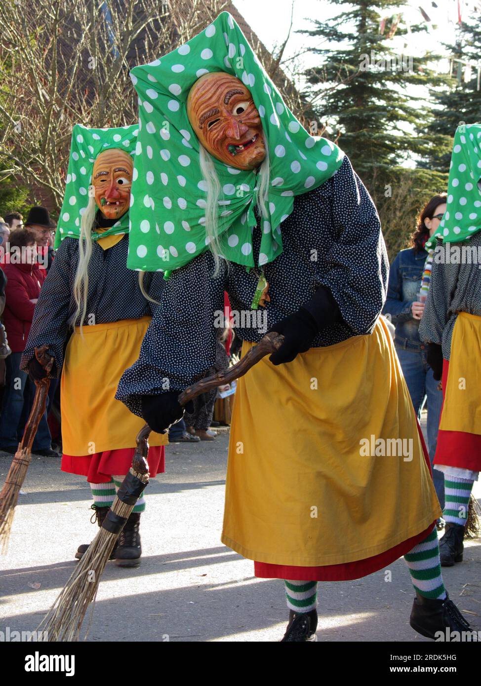 Carnival procession in Wolterdingen, Black Forest-Baarkreis. BRD ...