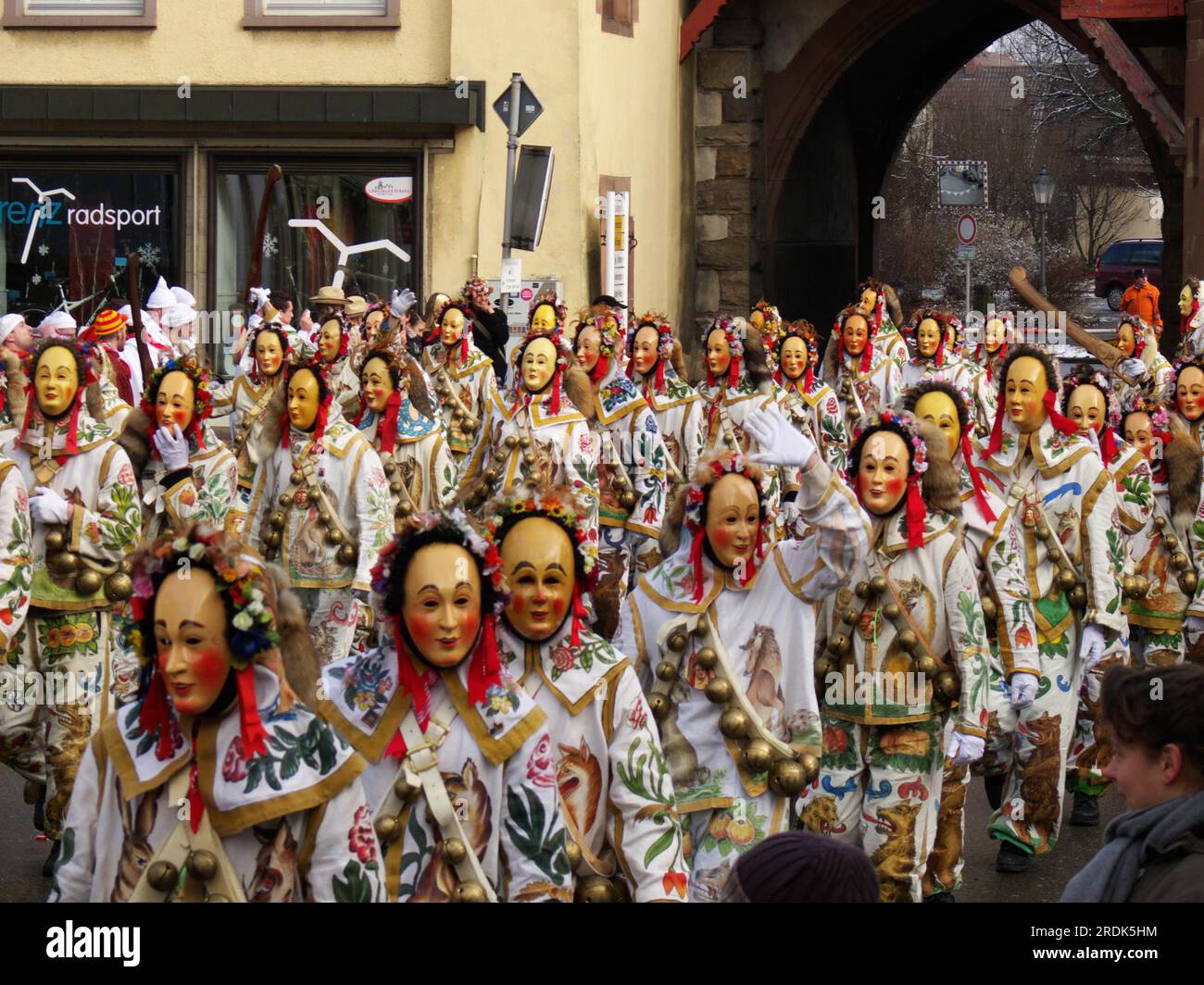 Carnival procession in Braeunlingen Black Forest-Baarkreis Bad. -Wuertt ...