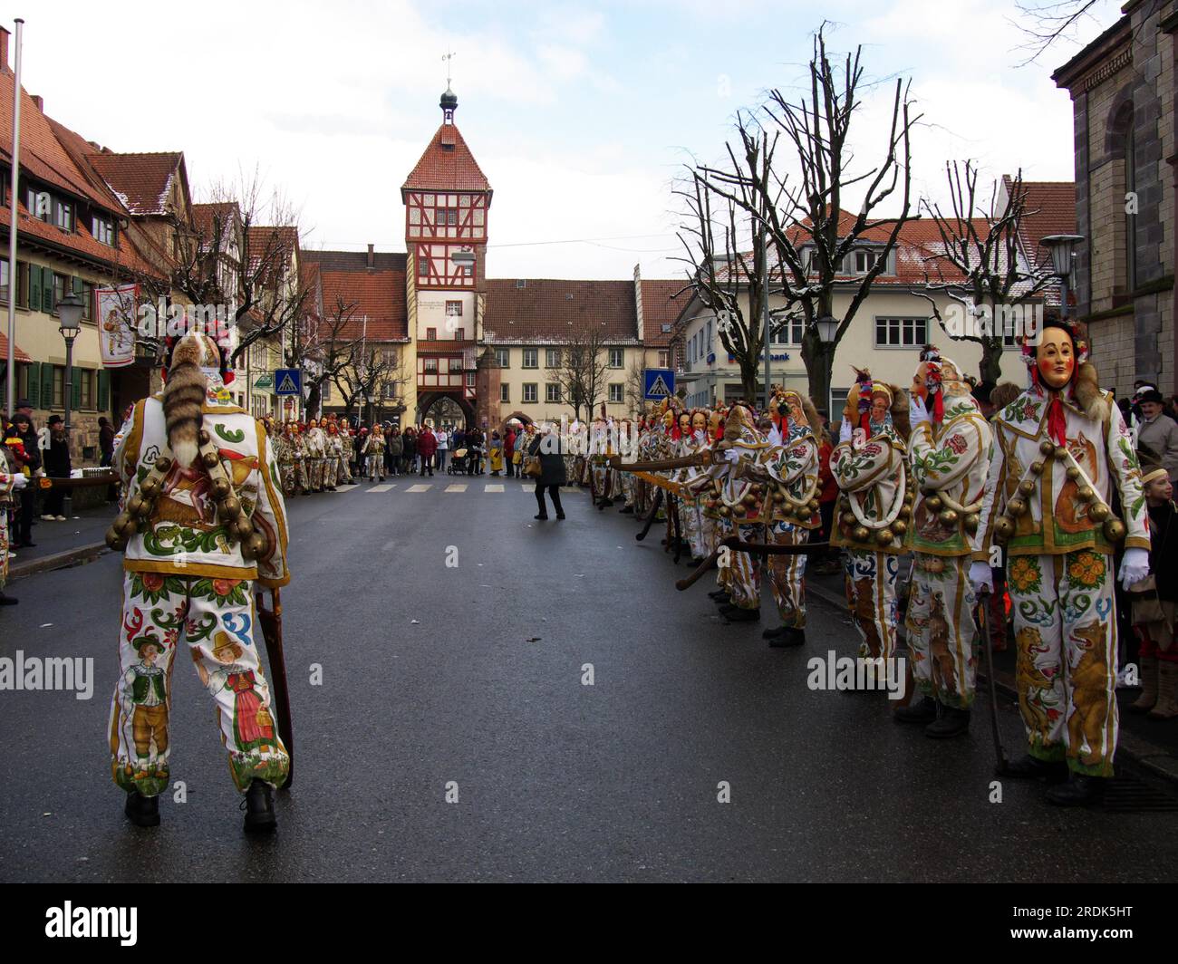 Carnival procession in Braeunlingen Black Forest-Baarkreis Bad. -Wuertt ...