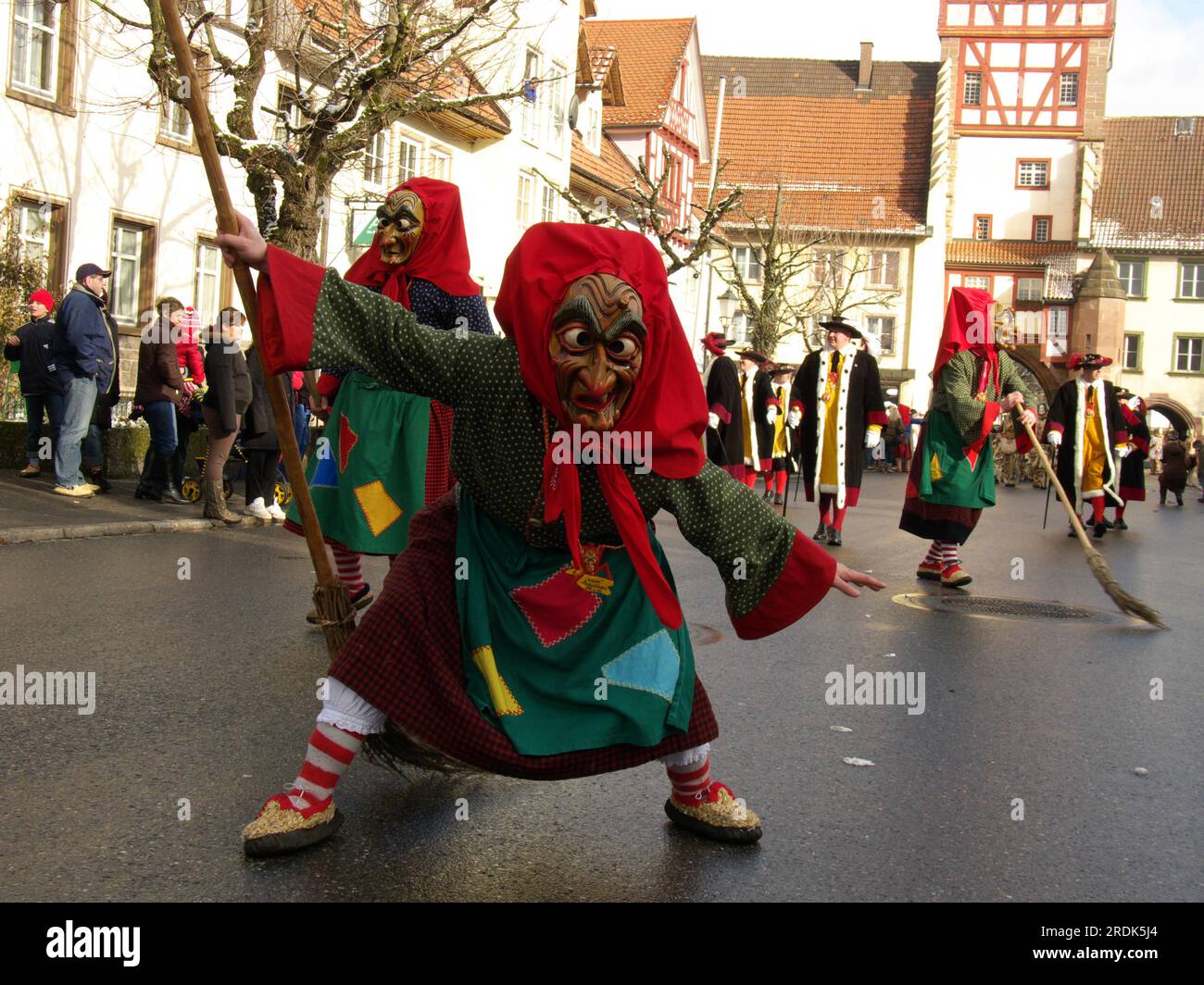 Carnival procession in Braeunlingen Black Forest-Baarkreis Bad. -Wuertt ...