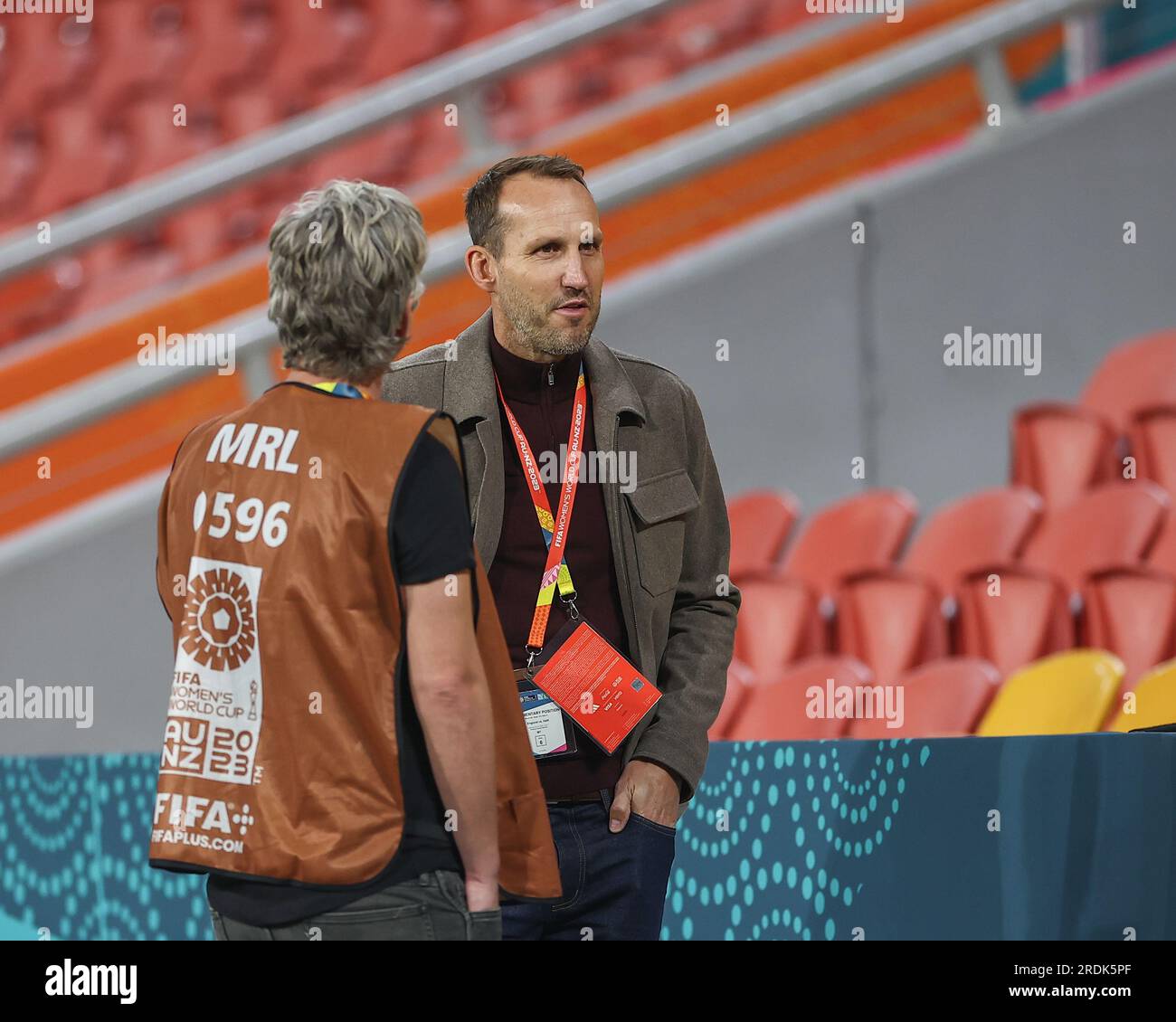 Former goalkeeper Mark Schwarzer during the FIFA Women's World Cup 2023 ...