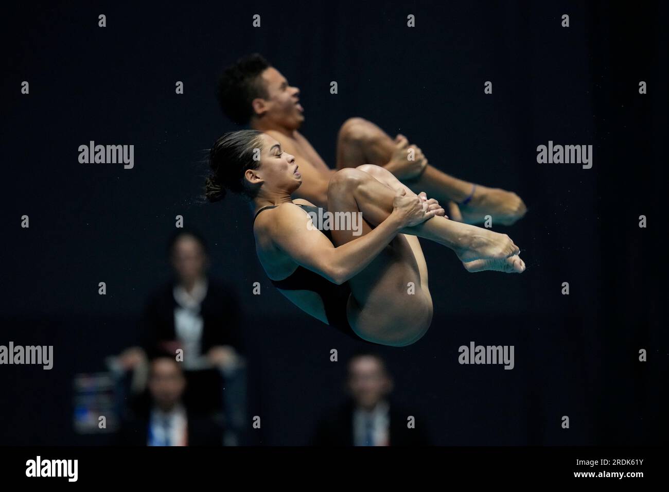 Jesus Eduardo Gonzalez Reyes and Elizabeth Perez of Venezuela compete ...