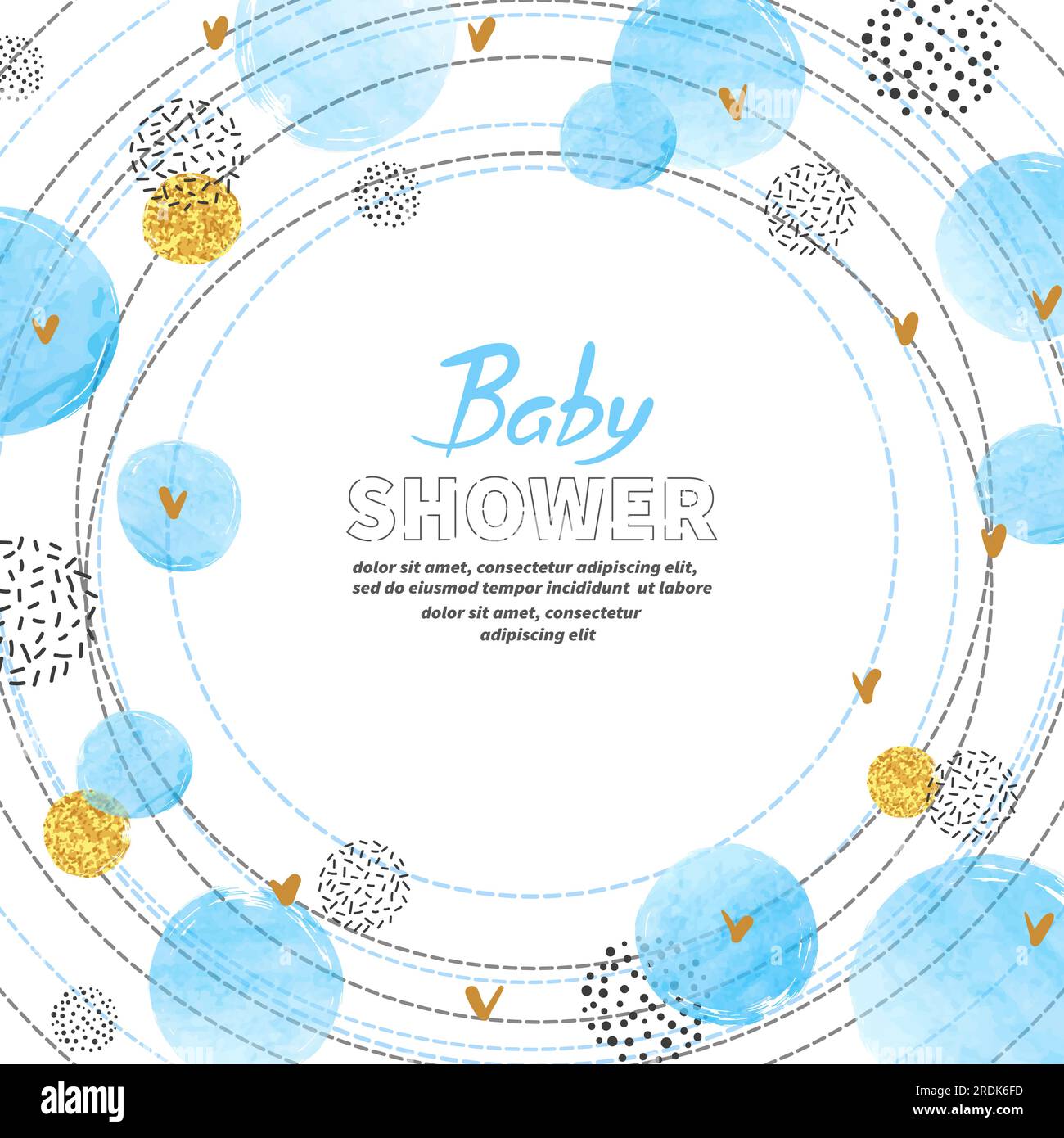 Blue circle boy Stock Vector Images - Alamy