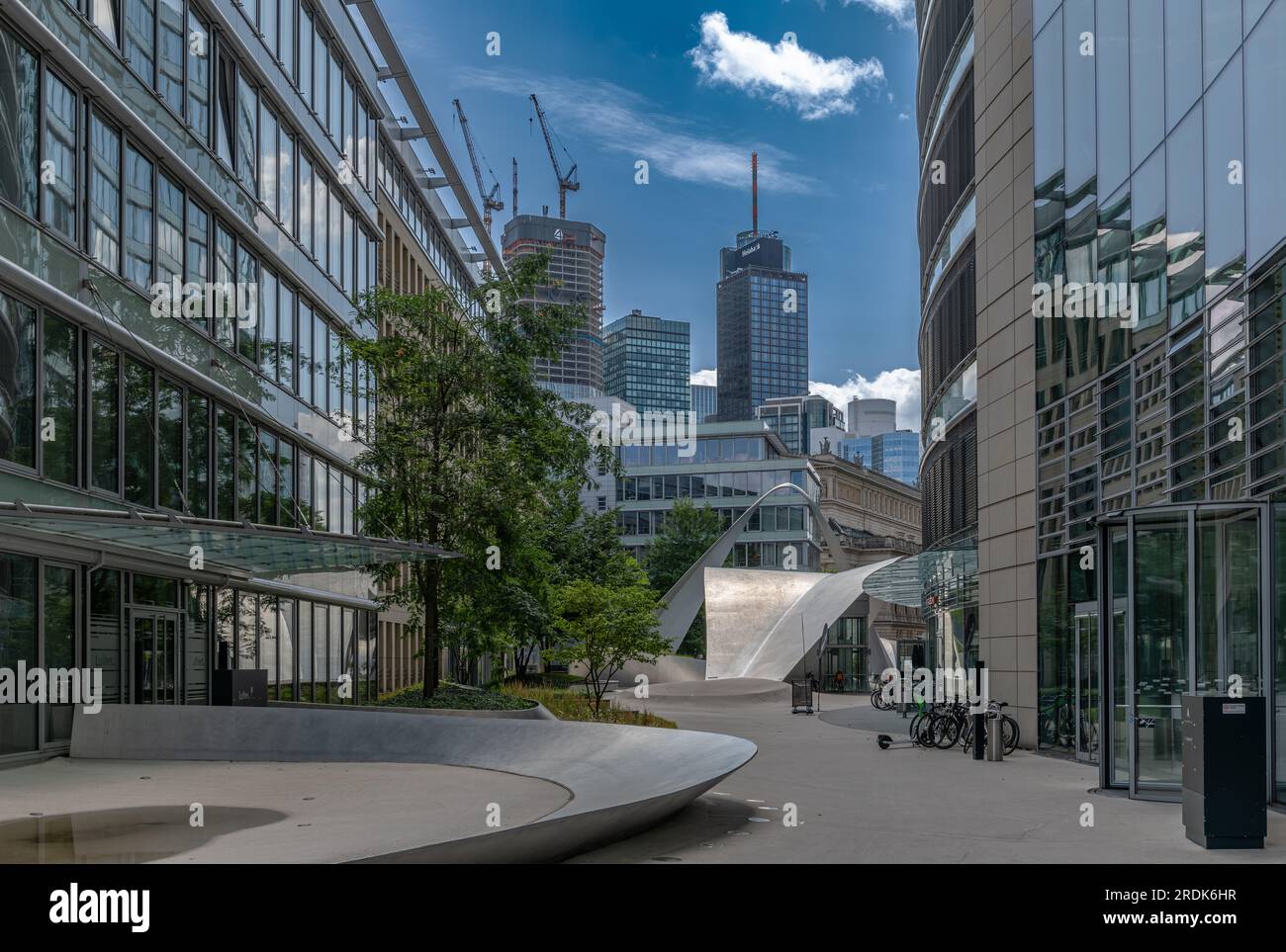 The building complex The Wave, Frankfurt, Westend, Germany Stock Photo ...