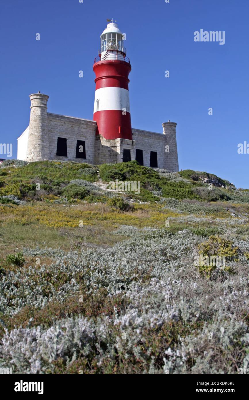Cape Agulhas Lighthouse in S Stock Photo - Alamy