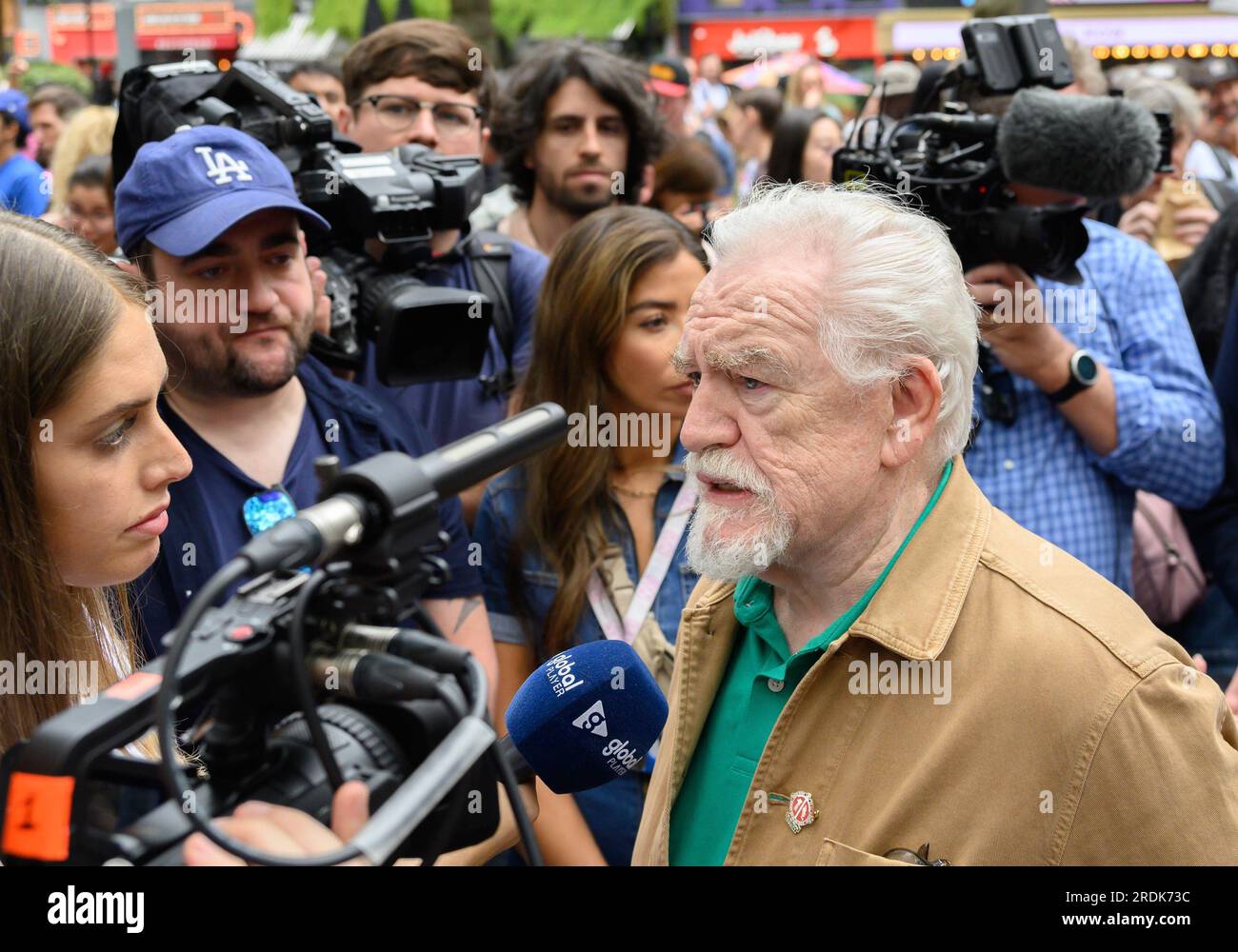 Brian Cox (Scottish actor) at an EQUITY event in Leicester Square ...