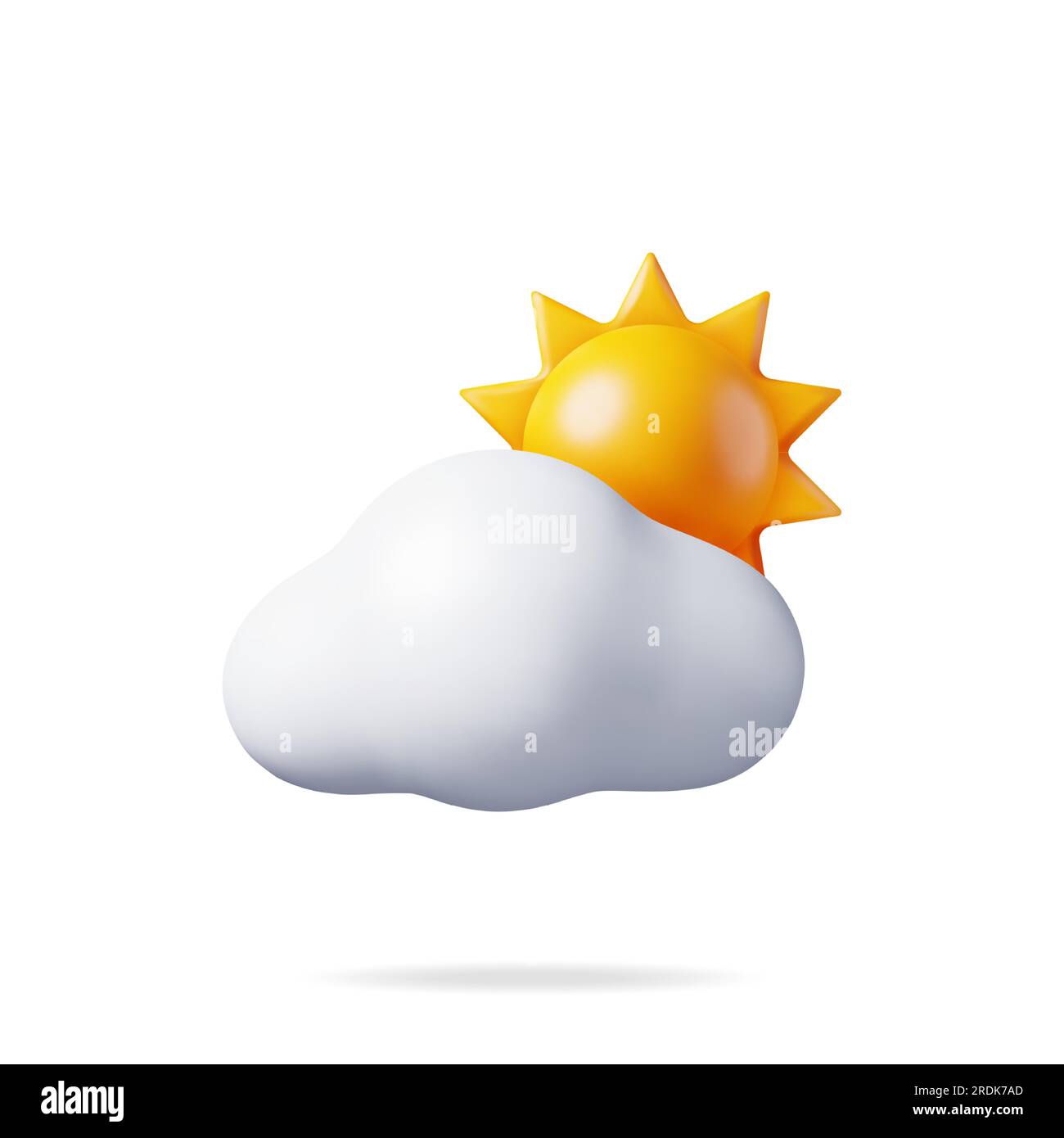 Cloudy day sun color Stock Vector Images - Alamy