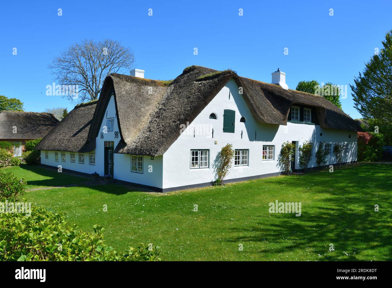 Frisian house, Keitum, Sylt, Frisian Islands, Wadden Sea, Germany Stock ...