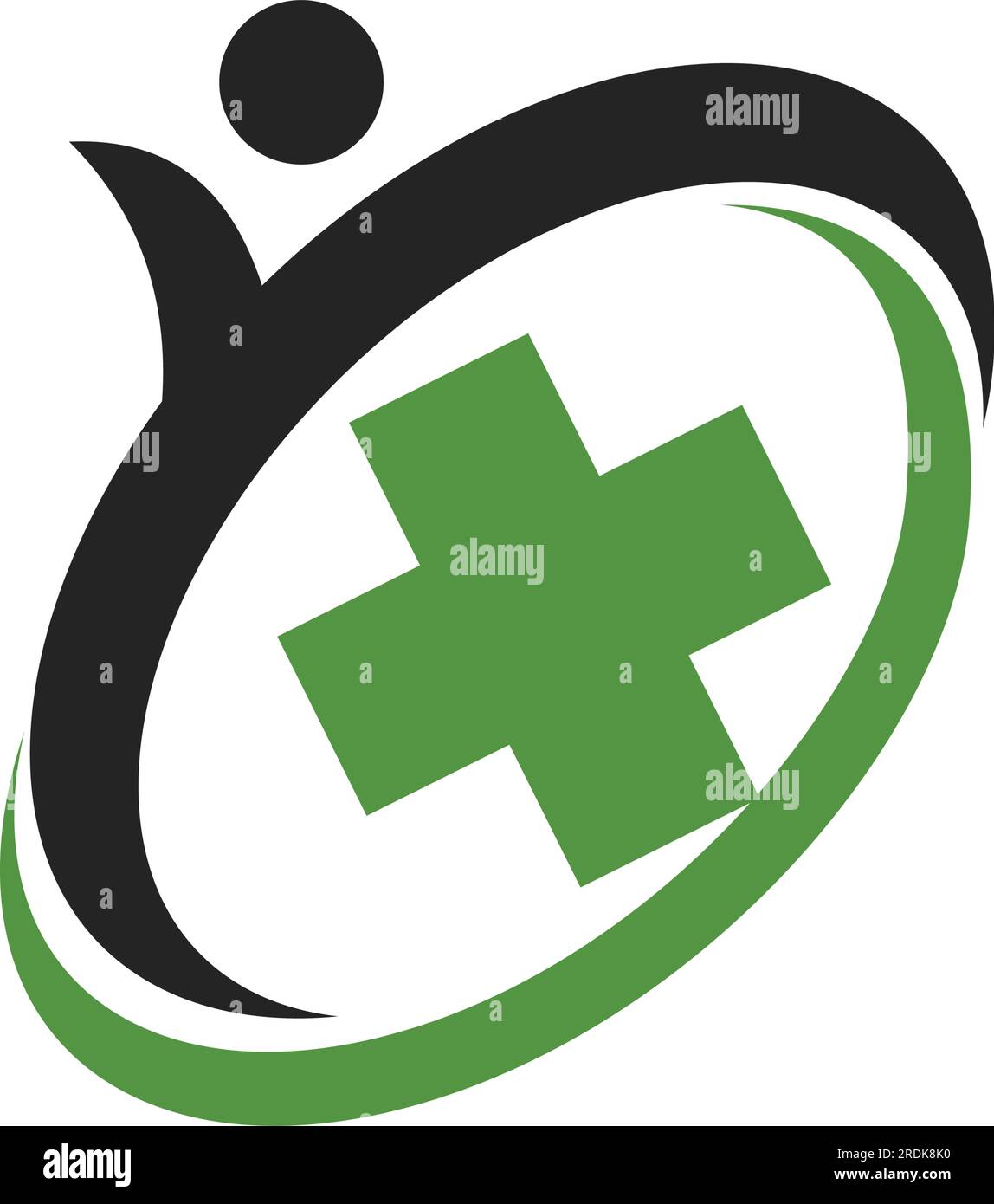 clinic logo template. Icon Illustration Brand Identity. Isolated and ...