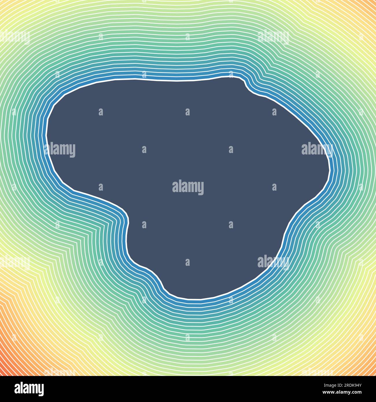 Lithuania map icon. Country shape on radiant striped gradient ...
