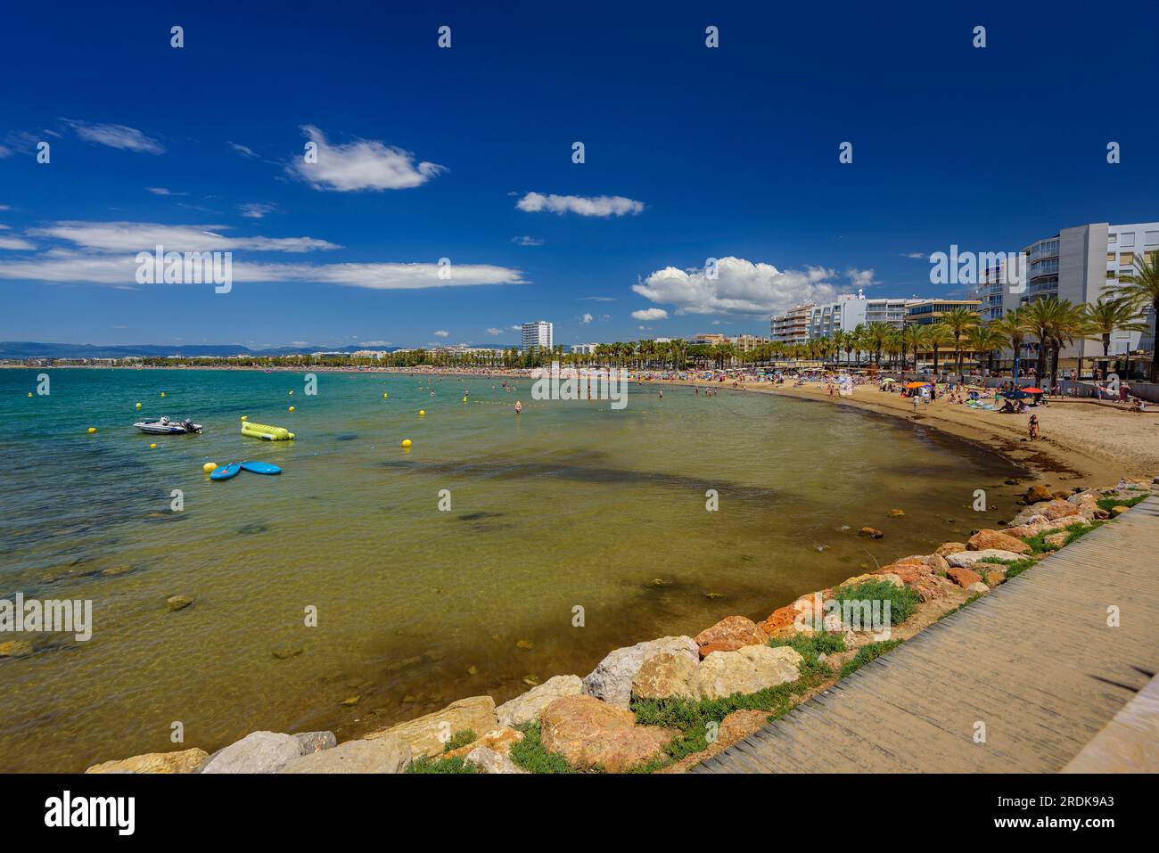 Els Pilons Viewpoint At The End Of The Llevant Beach East Beach Of