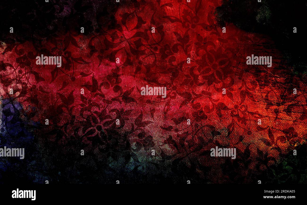 Vintage grunge texture wall of interior decoration, Old era decorative ...