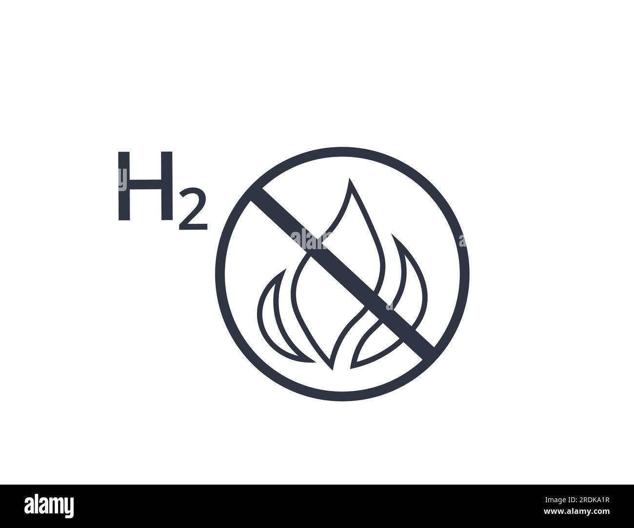 Isolated Hydrogen Gas Generated Symbol.Vector Illustration Stock Vector ...