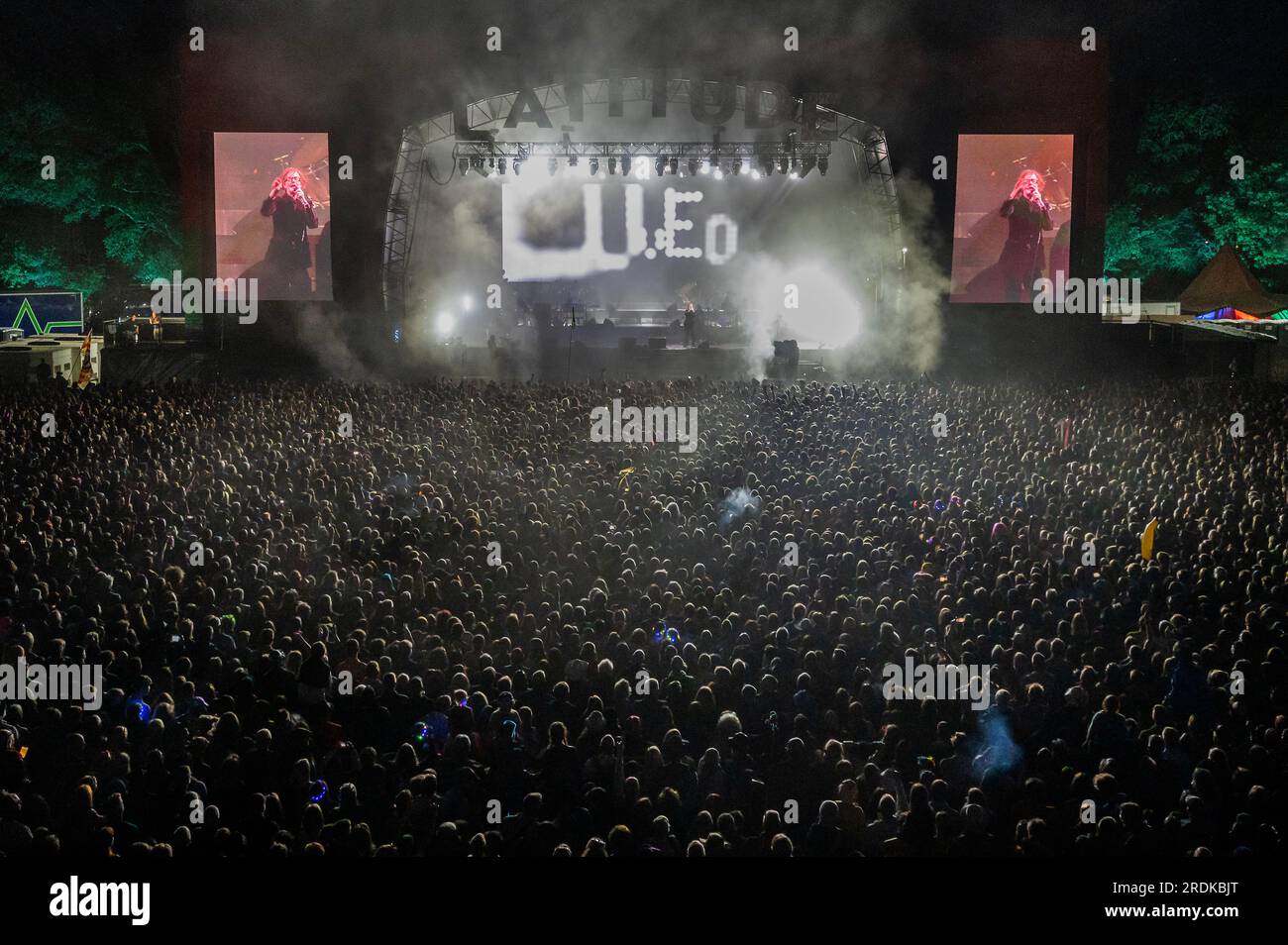 Henham Park, Suffolk, UK. 21st July, 2023. Pulp play the Obelisk arena ...