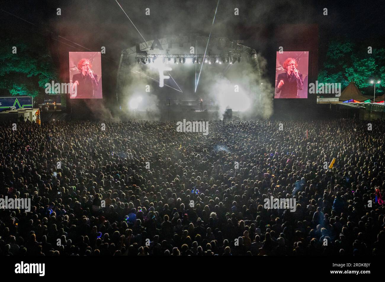 Henham Park, Suffolk, UK. 21st July, 2023. Pulp play the Obelisk arena ...