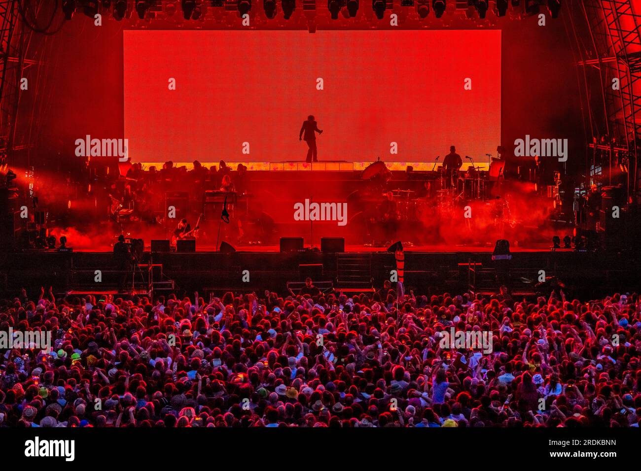 Henham Park, Suffolk, UK. 21st July, 2023. Pulp play the Obelisk arena ...