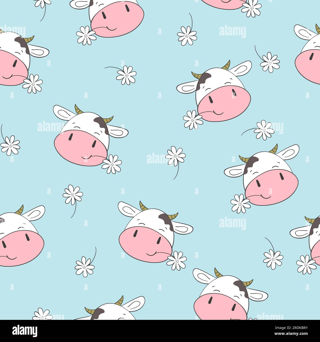 Cute baby cows Stock Vector Images - Alamy