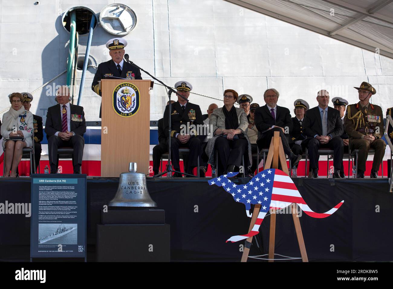 The U.S. Chief of Naval Operations Admiral Michael M. Gilday speaks at ...