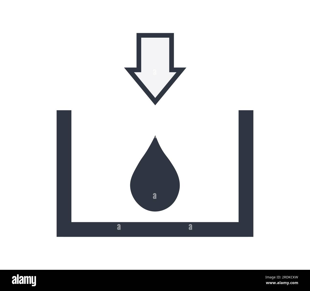 Symbol for Add Liquid Toner. Concept of Office Equipment Stock Vector ...