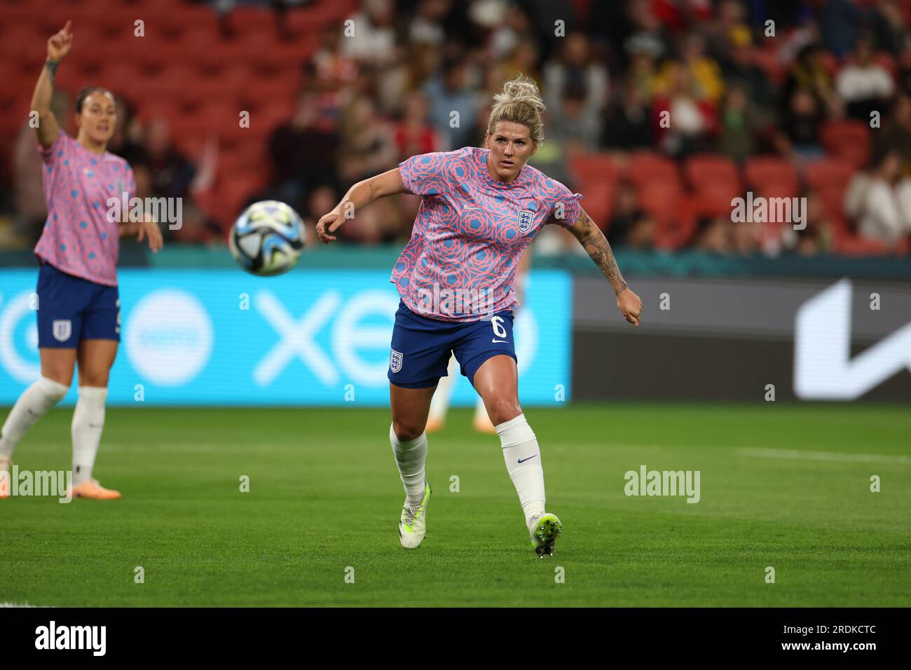 England's Millie Bright warms up prior to the FIFA Women's World Cup ...