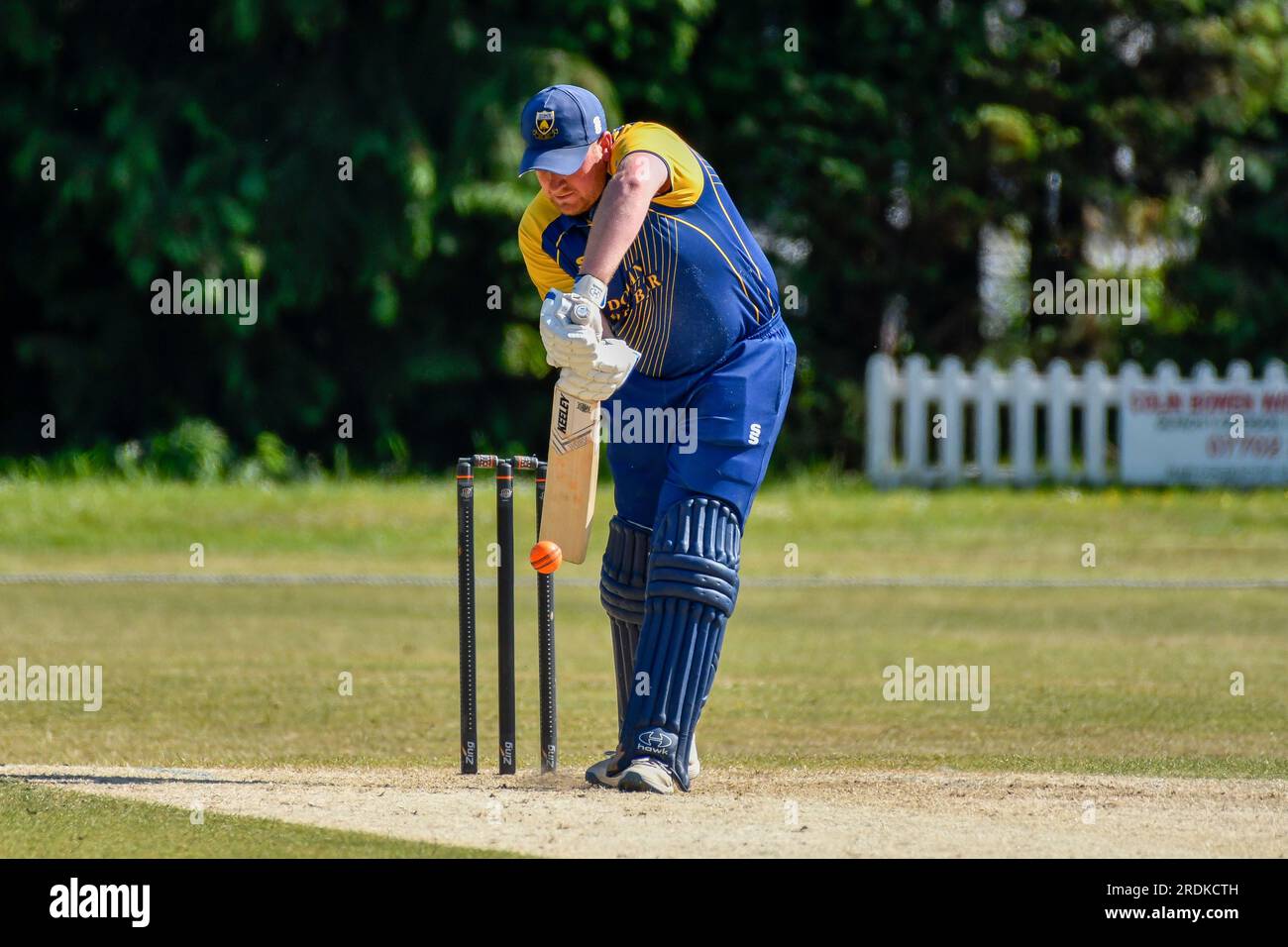 Cricket batting technique hi-res stock photography and images - Alamy