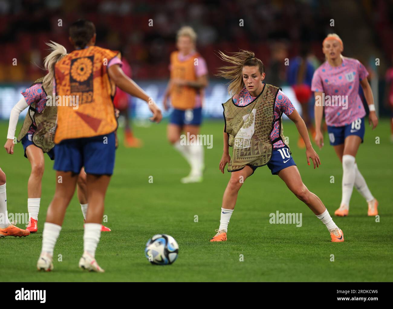 England's Ella Toone warms up prior to the FIFA Women's World Cup 2023 ...