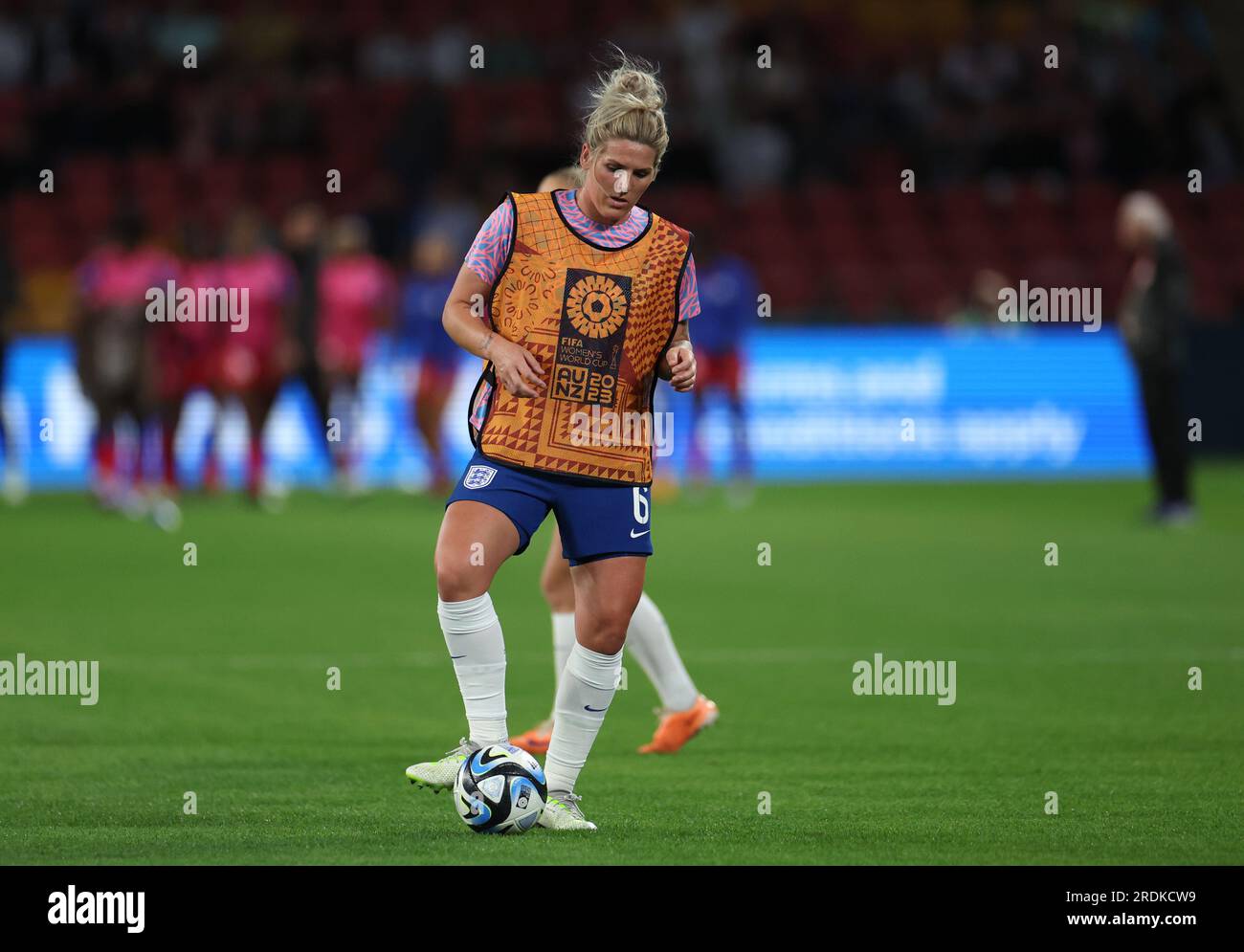England's Millie Bright warms up prior to the FIFA Women's World Cup ...