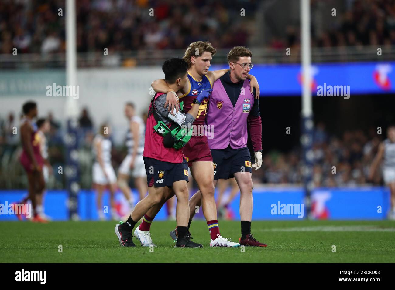 Brisbane, Australia. 22nd July, 2023. Will Ashcroft of the Lions ...