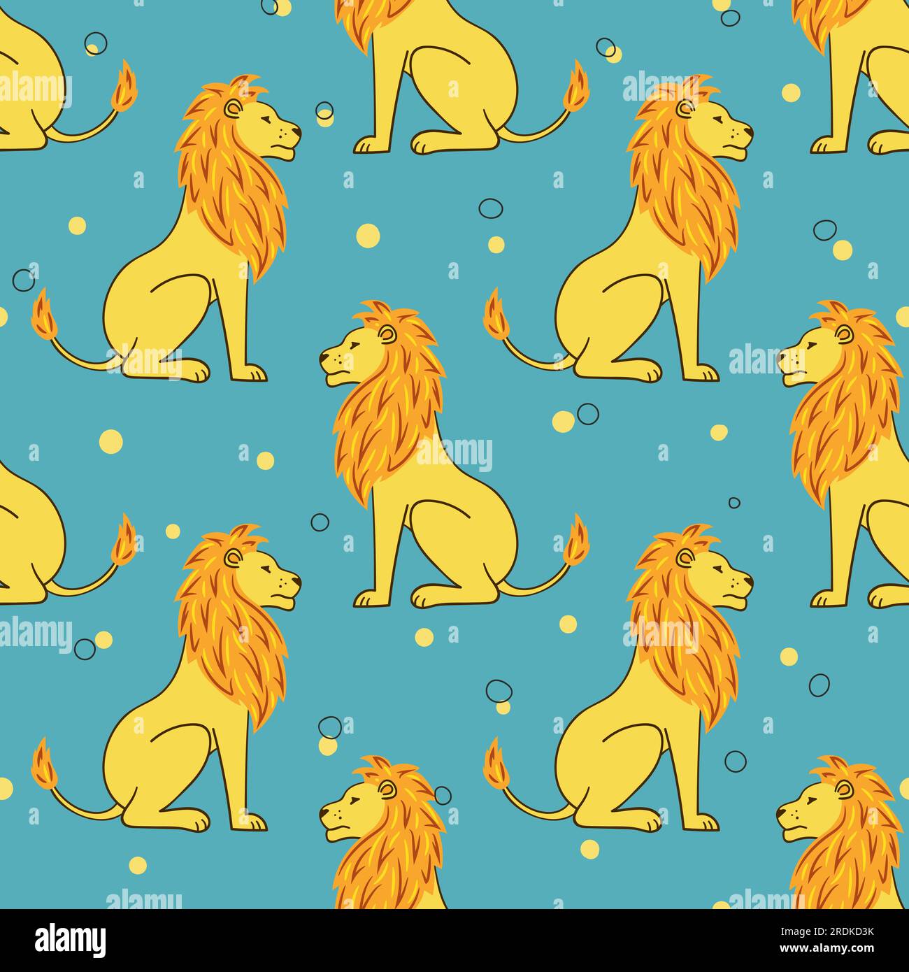 Lion pattern hi-res stock photography and images - Alamy