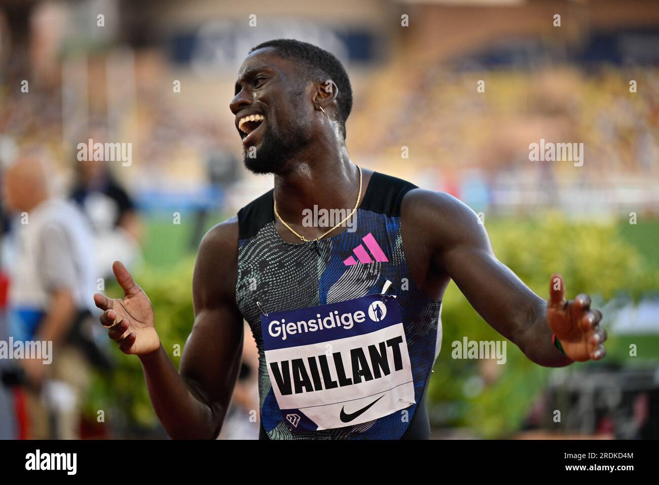 Stade Louis II, Monaco, Principality of Monaco, July 21, 2023, 400M ...
