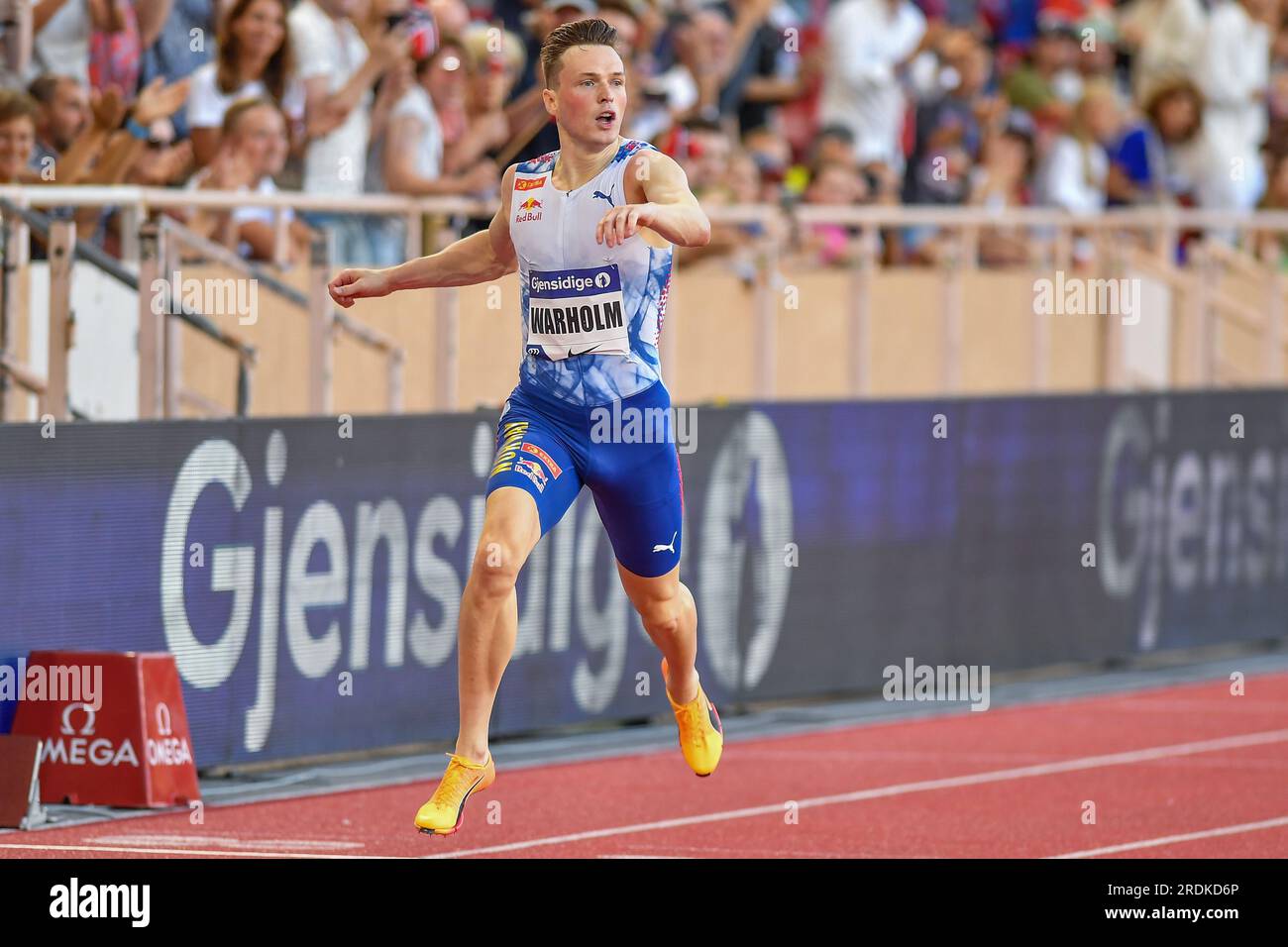 Stade Louis II, Monaco, Principality of Monaco, July 21, 2023, 400M ...