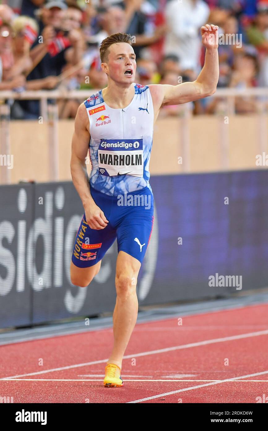 Stade Louis II, Monaco, Principality of Monaco, July 21, 2023, 400M ...