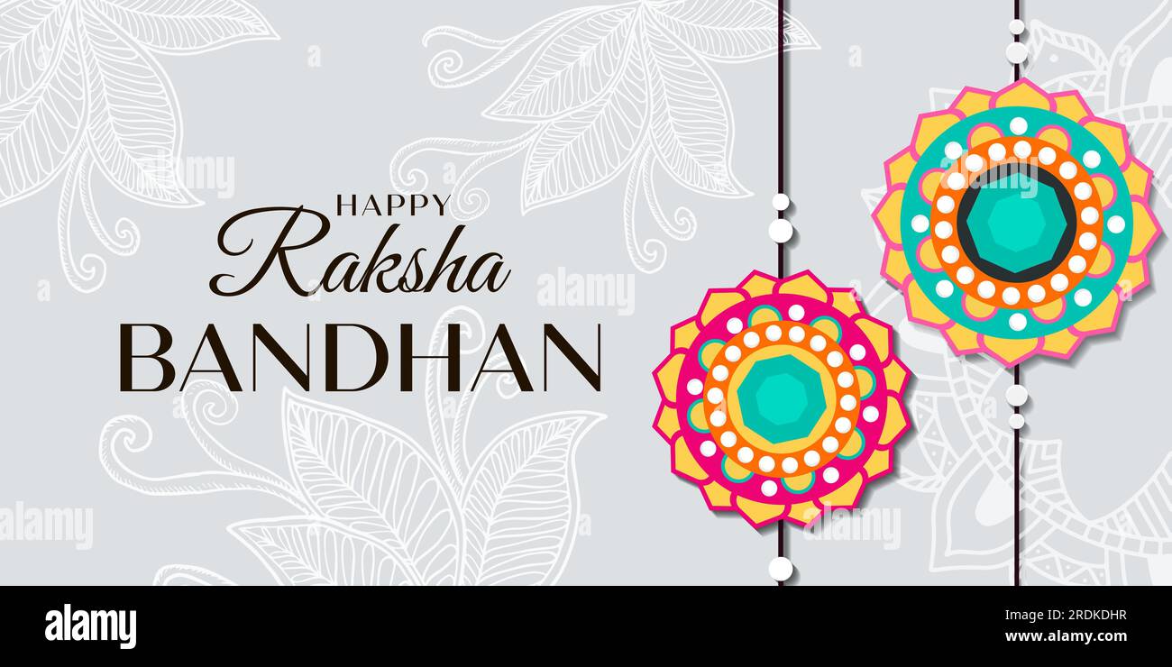 Happy raksha bandhan vector hi-res stock photography and images - Alamy