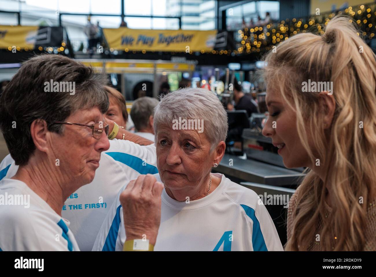 London, UK, 22/07/2023, Rachel Riley hosts a England Vs Haiti Women’s ...