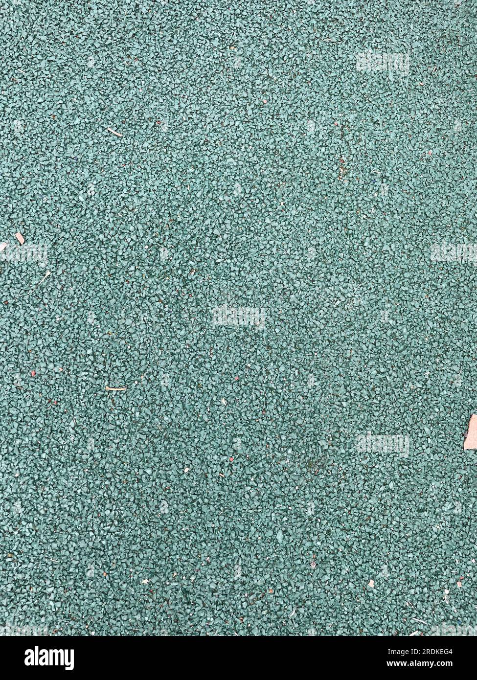 Green all-weather synthetic track surfacing made of polyurethane used ...