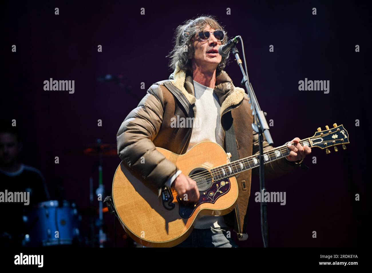 Sheffield, UK. 21st July, 2023. Richard Ashcroft of The Verve Rock band ...