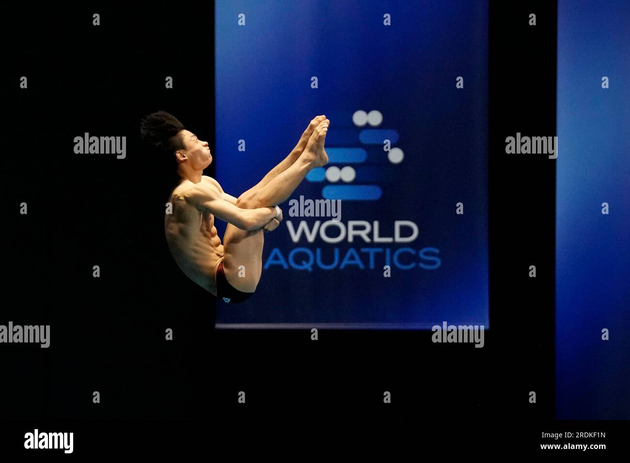 Kim Yeong-taek of South Korea competes in the men's 10m platform final ...
