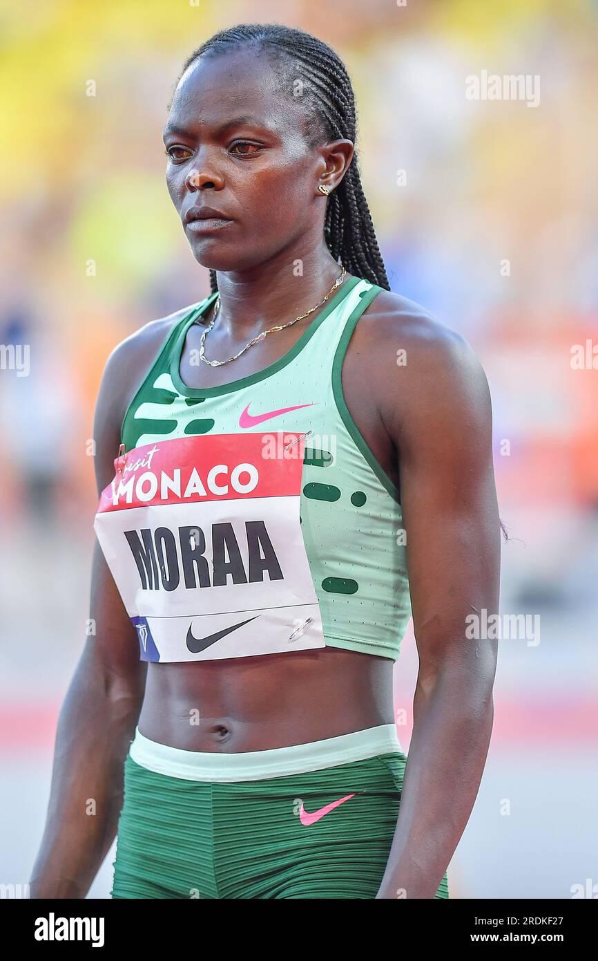 Stade Louis II, Monaco, Principality of Monaco, July 21, 2023, 400M ...