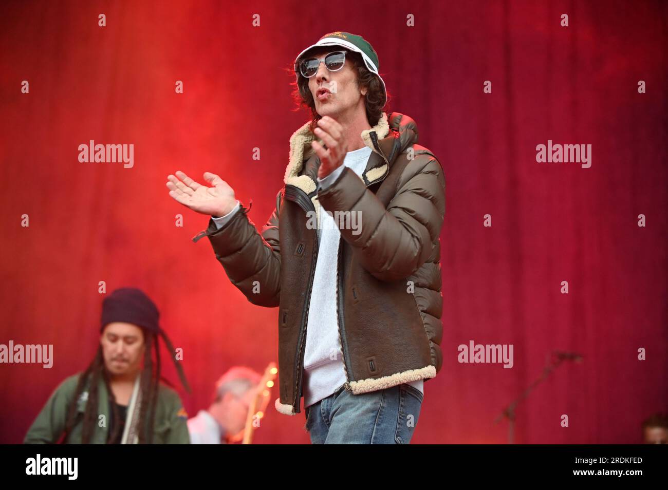 Sheffield, UK. 21st July, 2023. Richard Ashcroft of The Verve Rock band ...