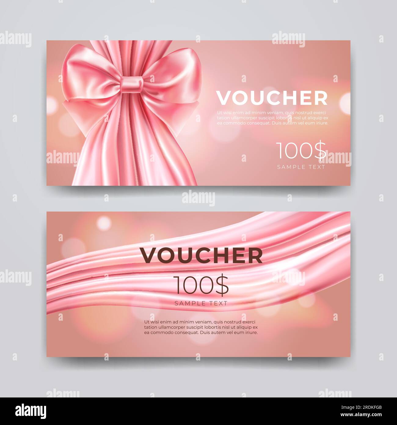 Pink Gift Certificate Template