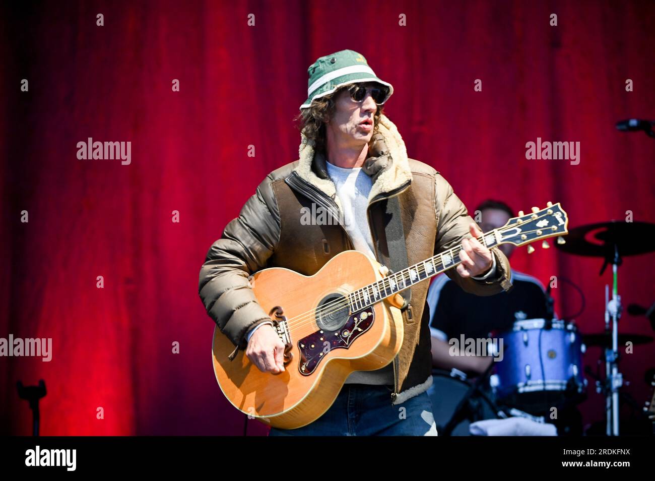 Sheffield, UK. 21st July, 2023. Richard Ashcroft of The Verve Rock band ...